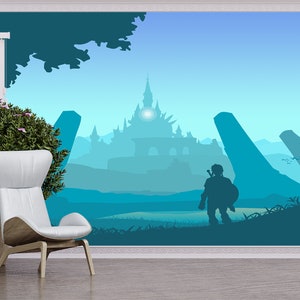 Legend of Zelda Tears of the Kingdom & Gaming Mural Wall Art Wallpaper ...