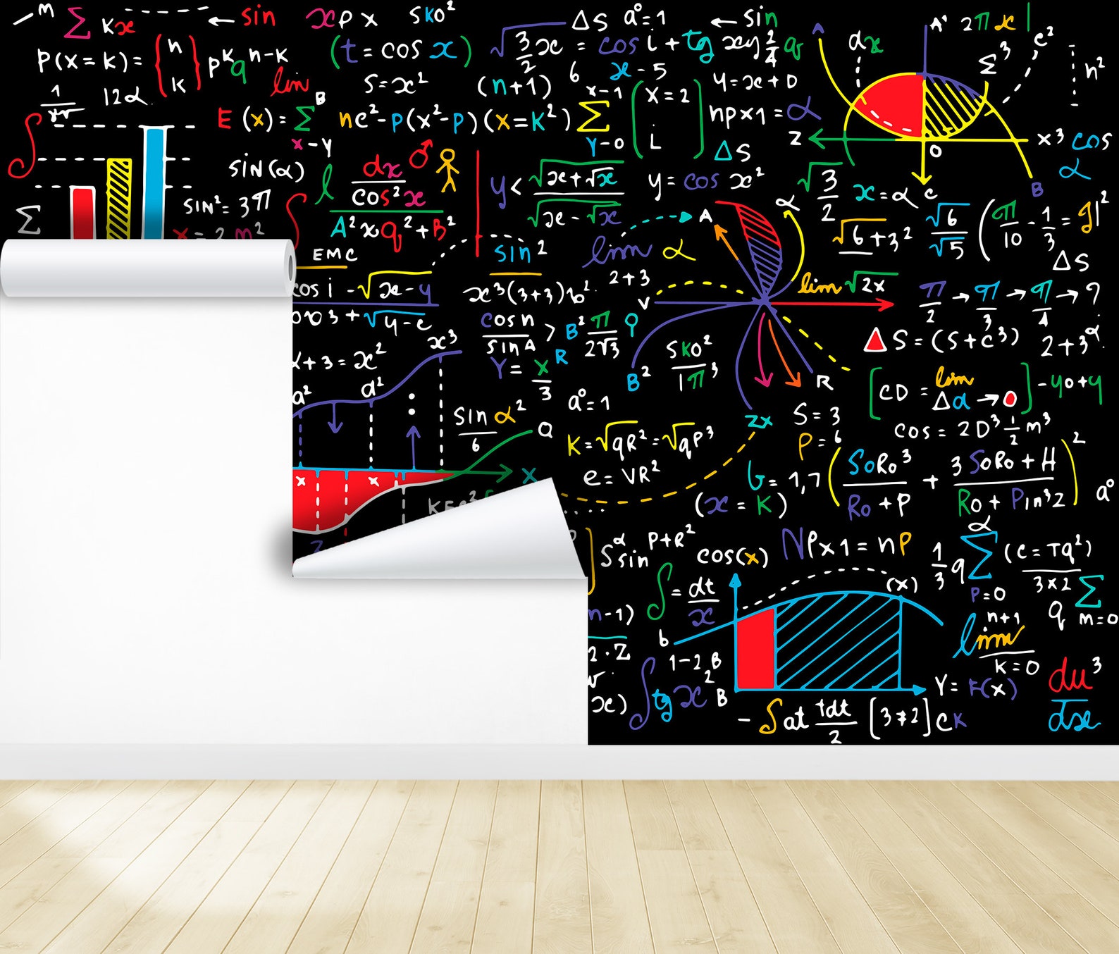Physics & Maths Enthusiast Wallpaper Science Motive Equation - Etsy