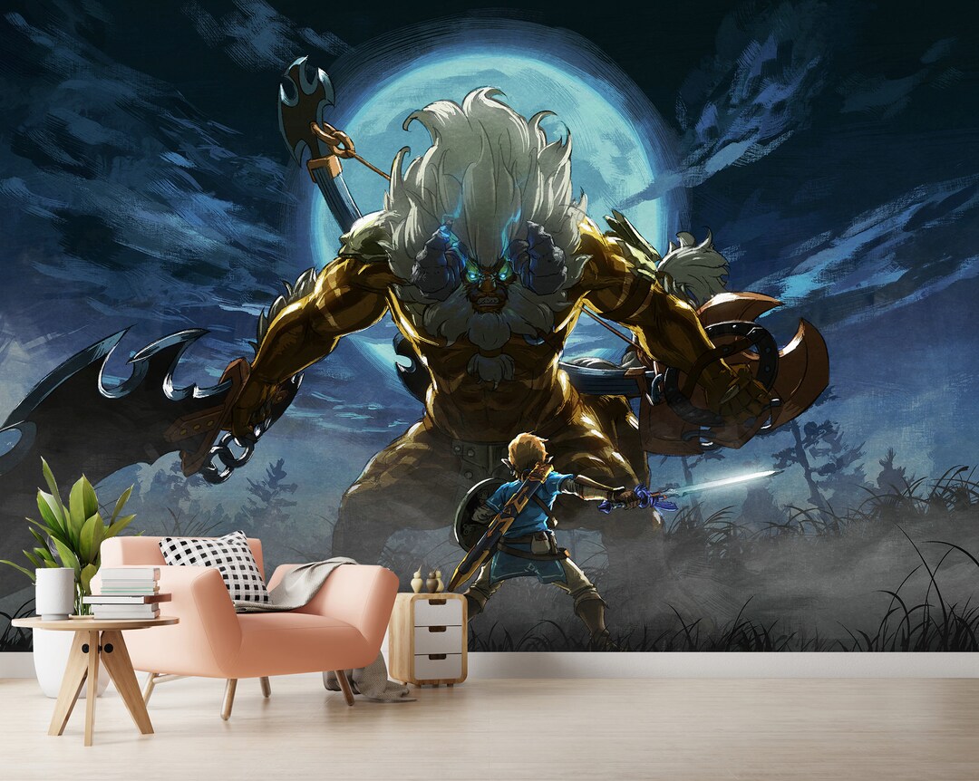 Mural Wallpaper the Legend of Zelda Wall Art & Link Video Games Home ...