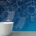 Blueprints Patent Wallpaper Architecture Peel and Stick & Art - Etsy