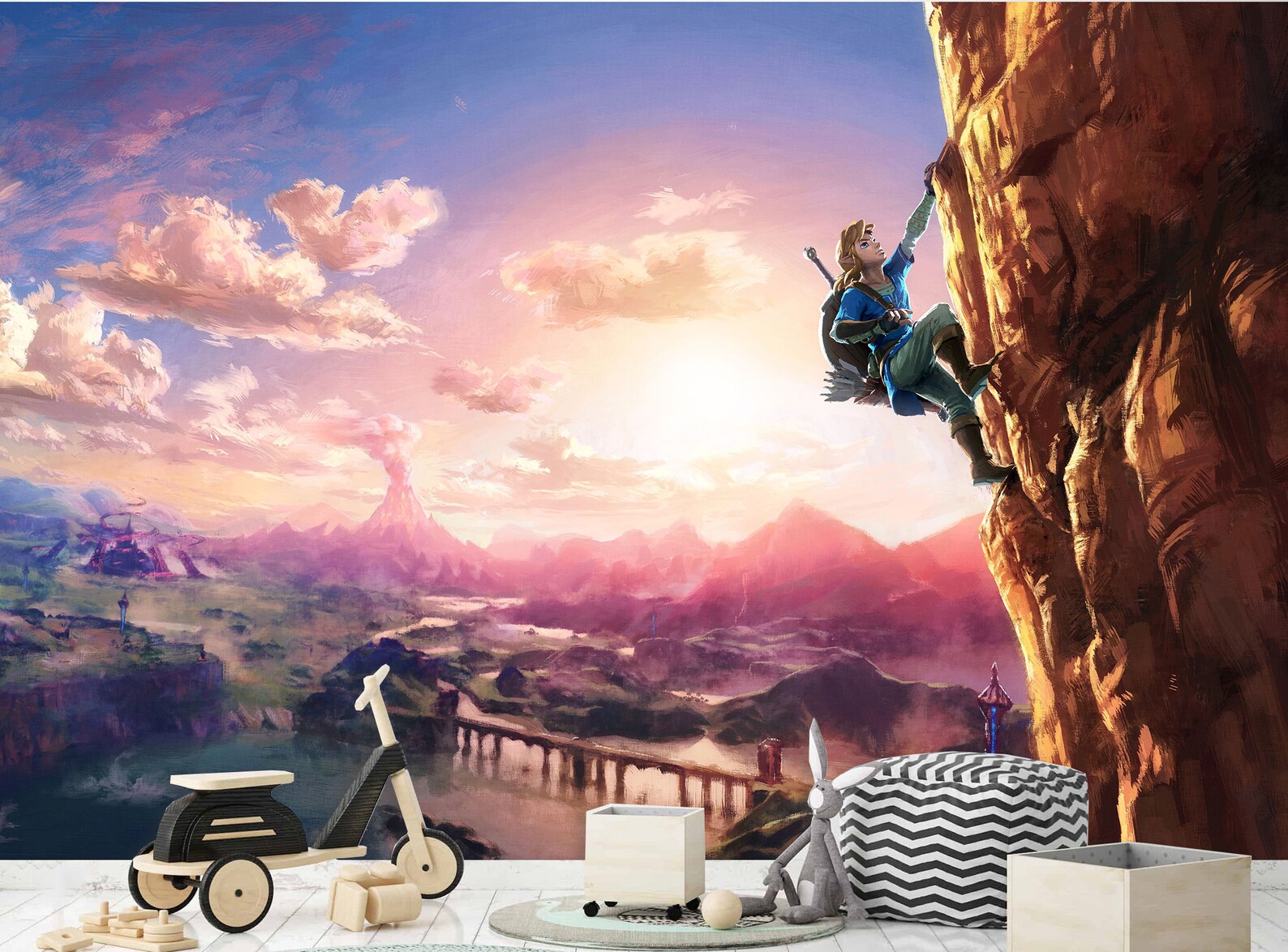 Mural Zelda Wallpaper the Legend of Zelda Kids & Room Decor Breath of ...