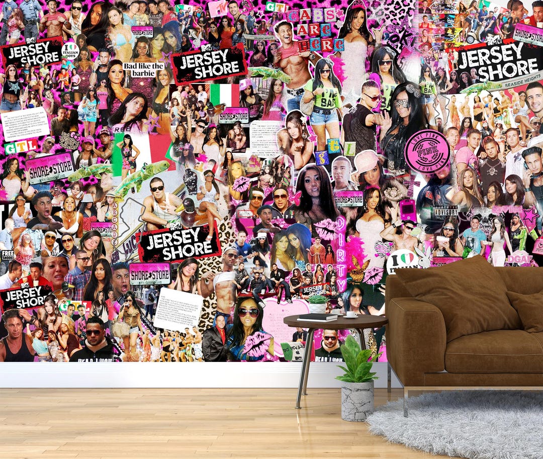 Pink TV Show Wallpaper TV Show Collage Movie Wall Mural Gift Idea for ...