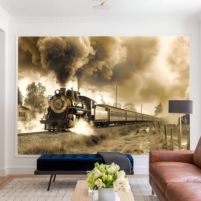 Train Wallpaper - Etsy