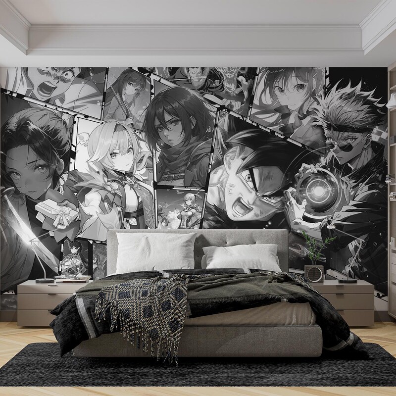 Anime Wall Decals - Etsy
