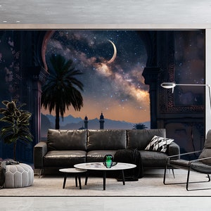 Islamic Arabian Nights Wallpaper Wall Mural Print Peel and Stick Wall ...