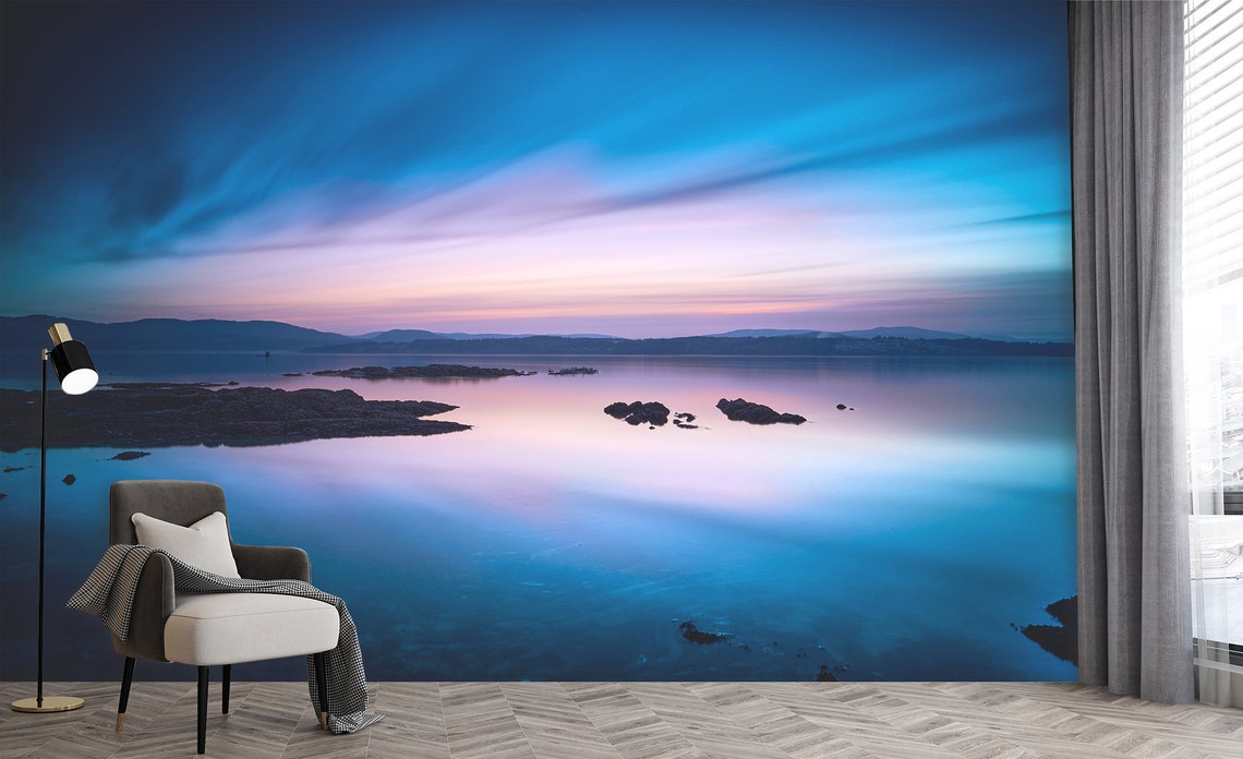 Moses Point North Saanich Wallpaper Nature Wall Mural Print - Etsy