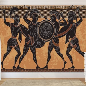 Sparta Greek Warriors Wallpaper Ancient Greek & Mythology Wall Mural ...