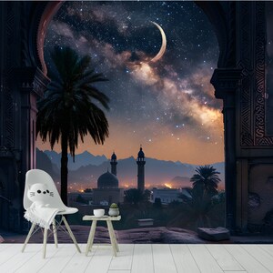 Islamic Arabian Nights Wallpaper Wall Mural Print Peel and Stick Wall ...