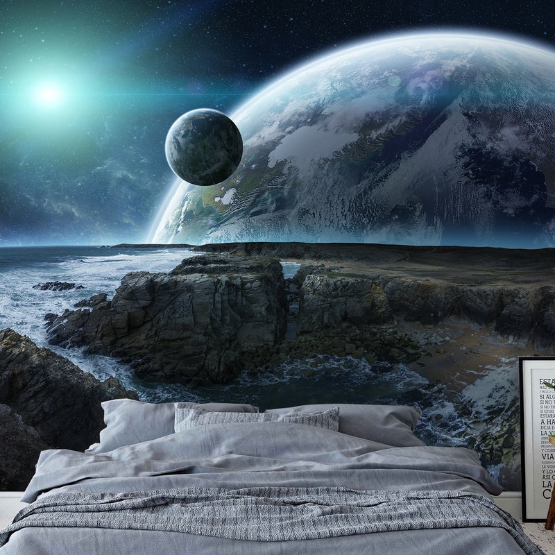 Space Wall Mural - Etsy