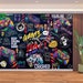 Games Neon Wallpaper Wall Mural Video Gamer Playroom Wallpaper Teen ...