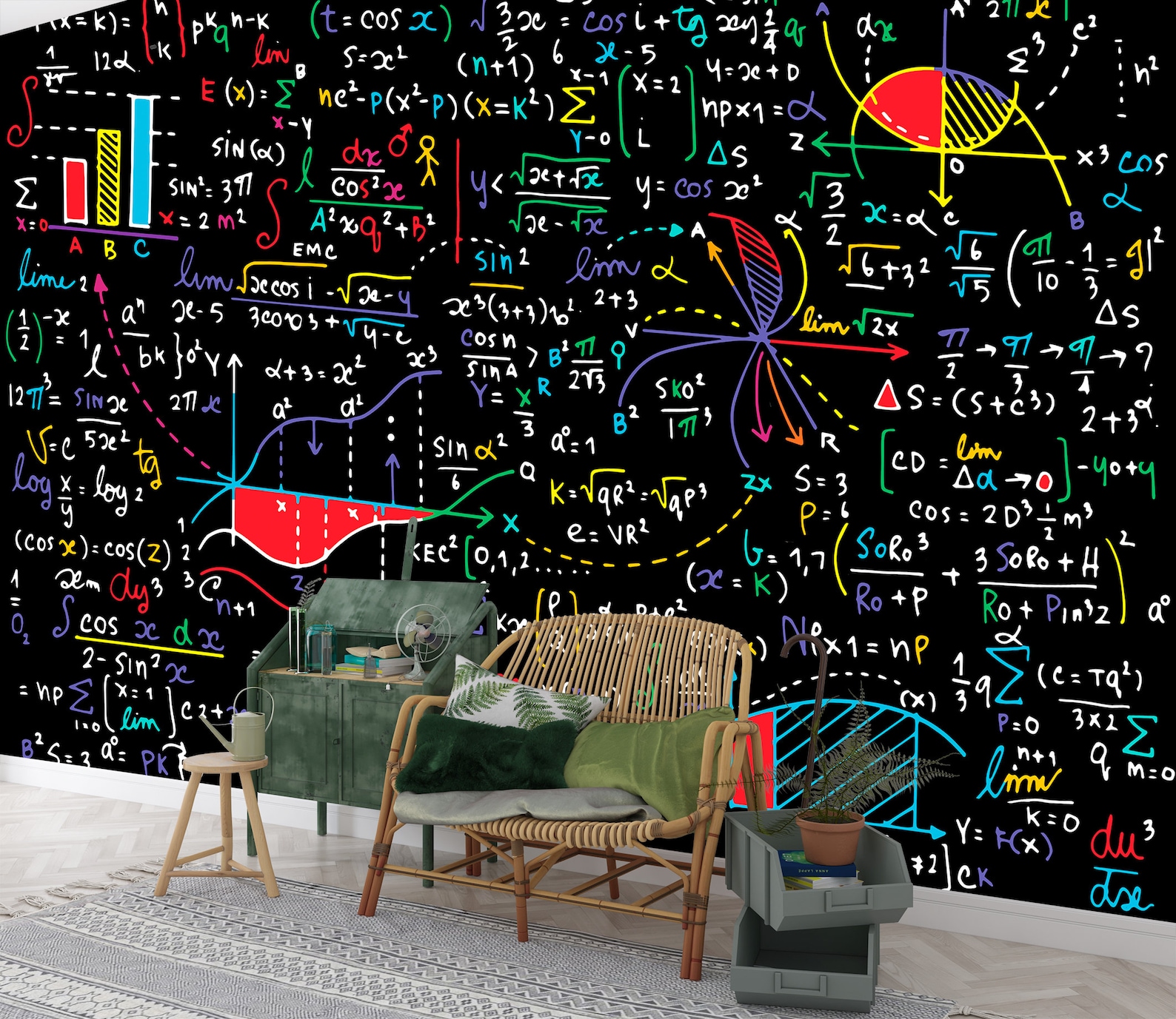 Physics & Maths Enthusiast Wallpaper Science Motive Equation - Etsy