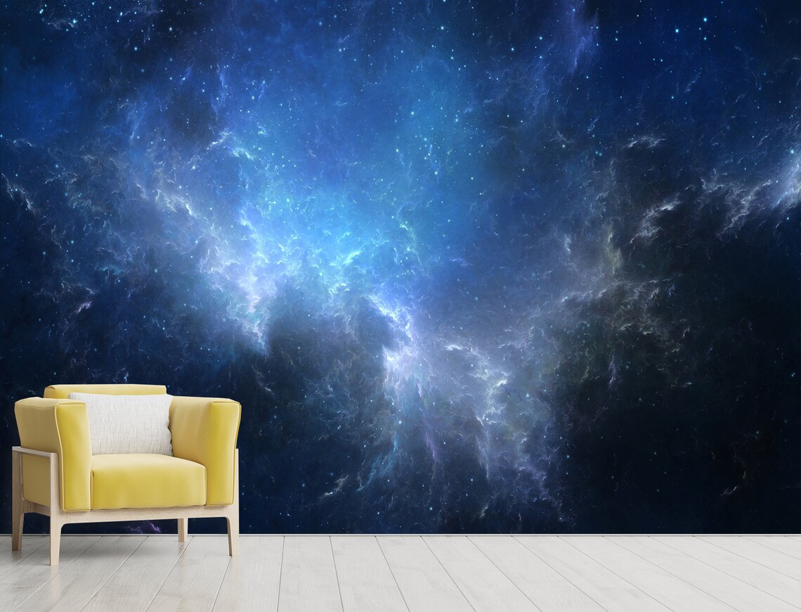 Space Wallpaper Peel and Stick Space Wall Mural for Living | Etsy