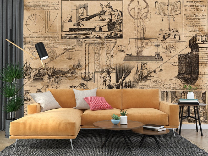Archimedes Vintage & Wallpaper Engineer Scientist Science - Etsy