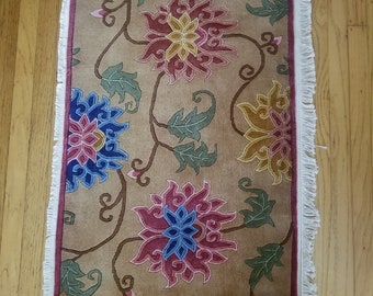 Lotus Flower Rug | Etsy