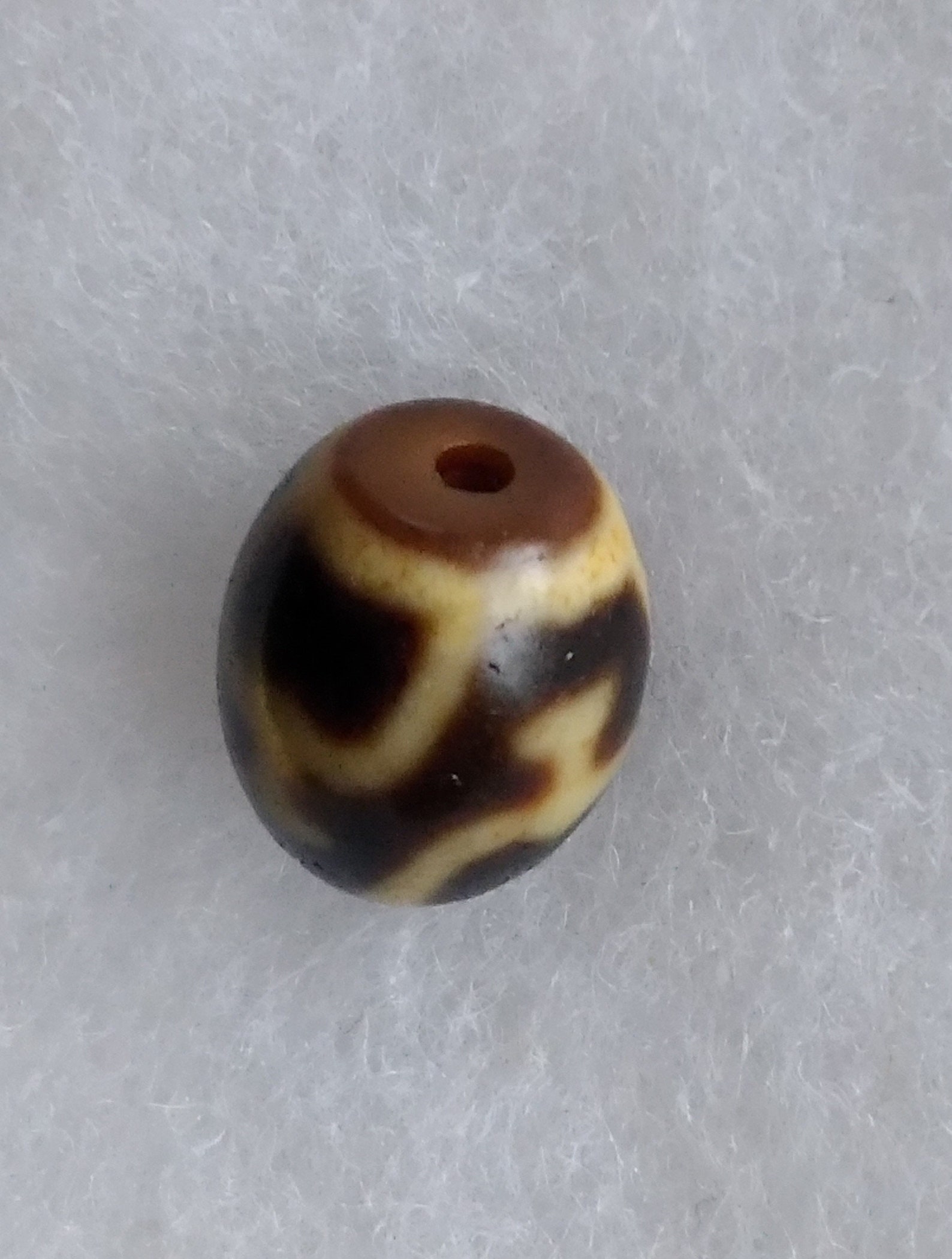 High Quality Tibetan Round Dzi Stone With Larger Design Pattern ...