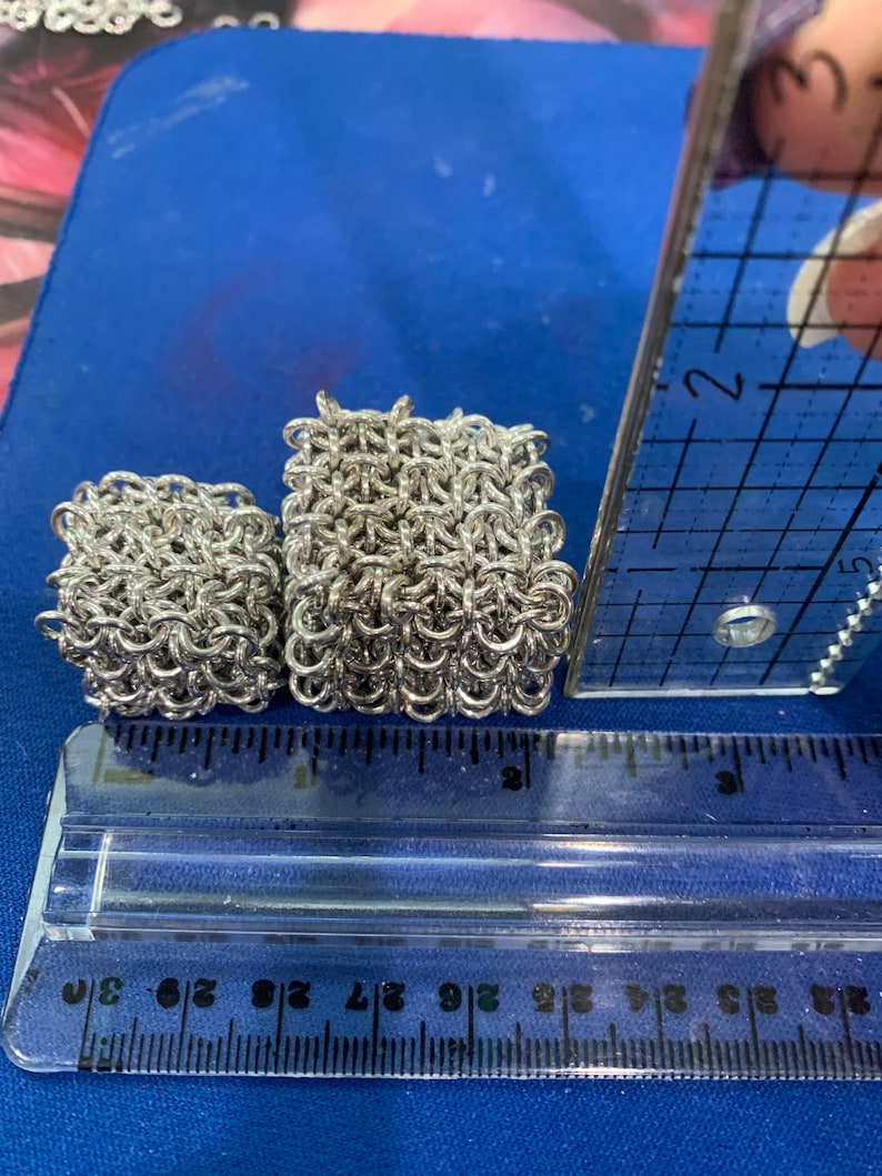 Chainmaille Cube, Jelly Cube, Fidget Toy - Etsy