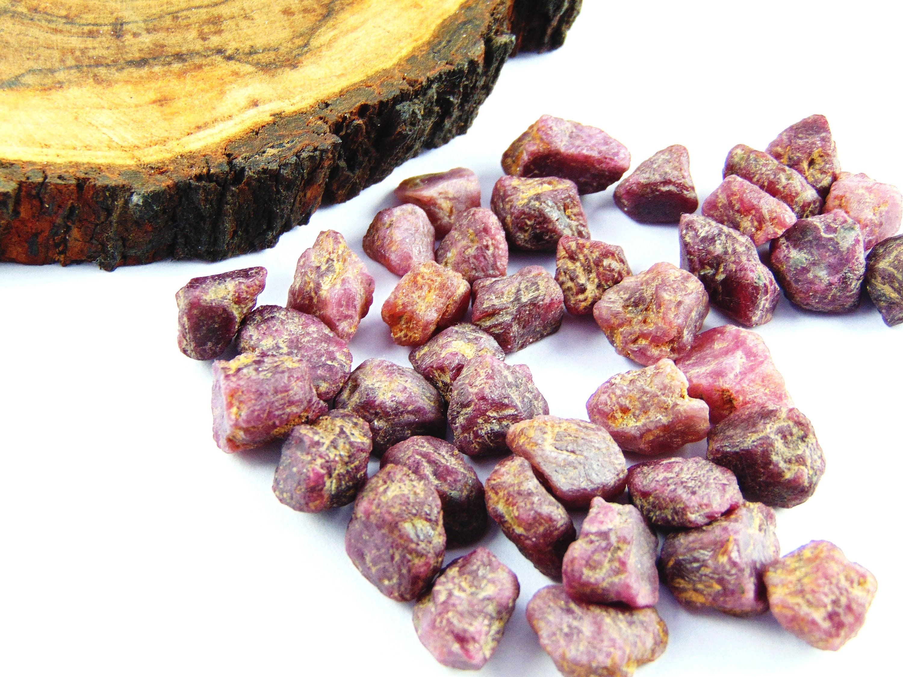Natural Rough Ruby, Raw Ruby, Loose Gemstones, July Birthstone, Red ...