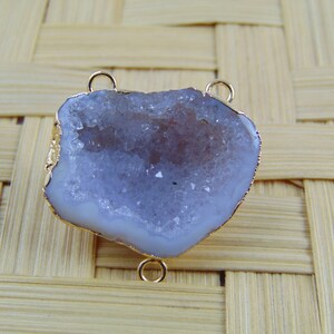 Agate Pendantdruzy Natural Gemstone Pendant Jewelry18k Gold - Etsy