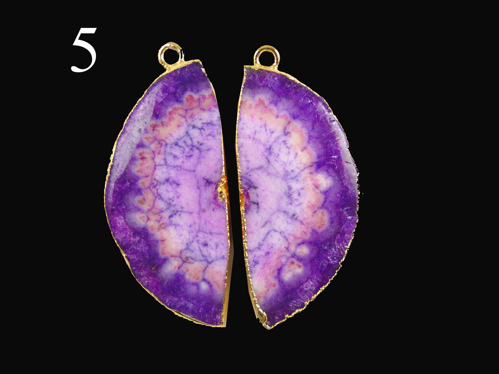 Rare Matched Solar Quartz Pairs Components Pink Solar Quartz - Etsy