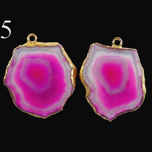 Blue Green Geode Slice Pairs Genuine Geode Slice Pairs - Etsy