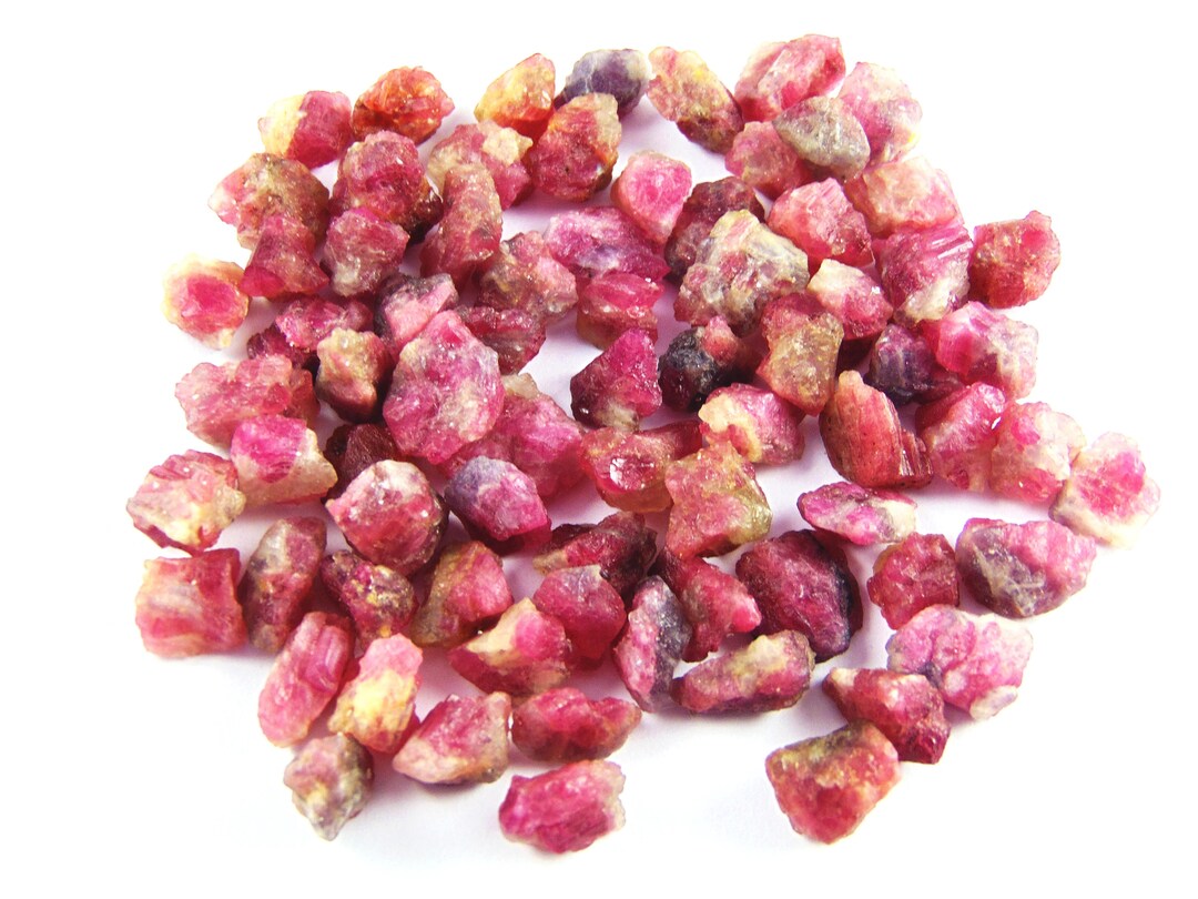 Natural Untreated Rough Raw Tourmaline Lot Pink Color, Raw Tourmaline ...