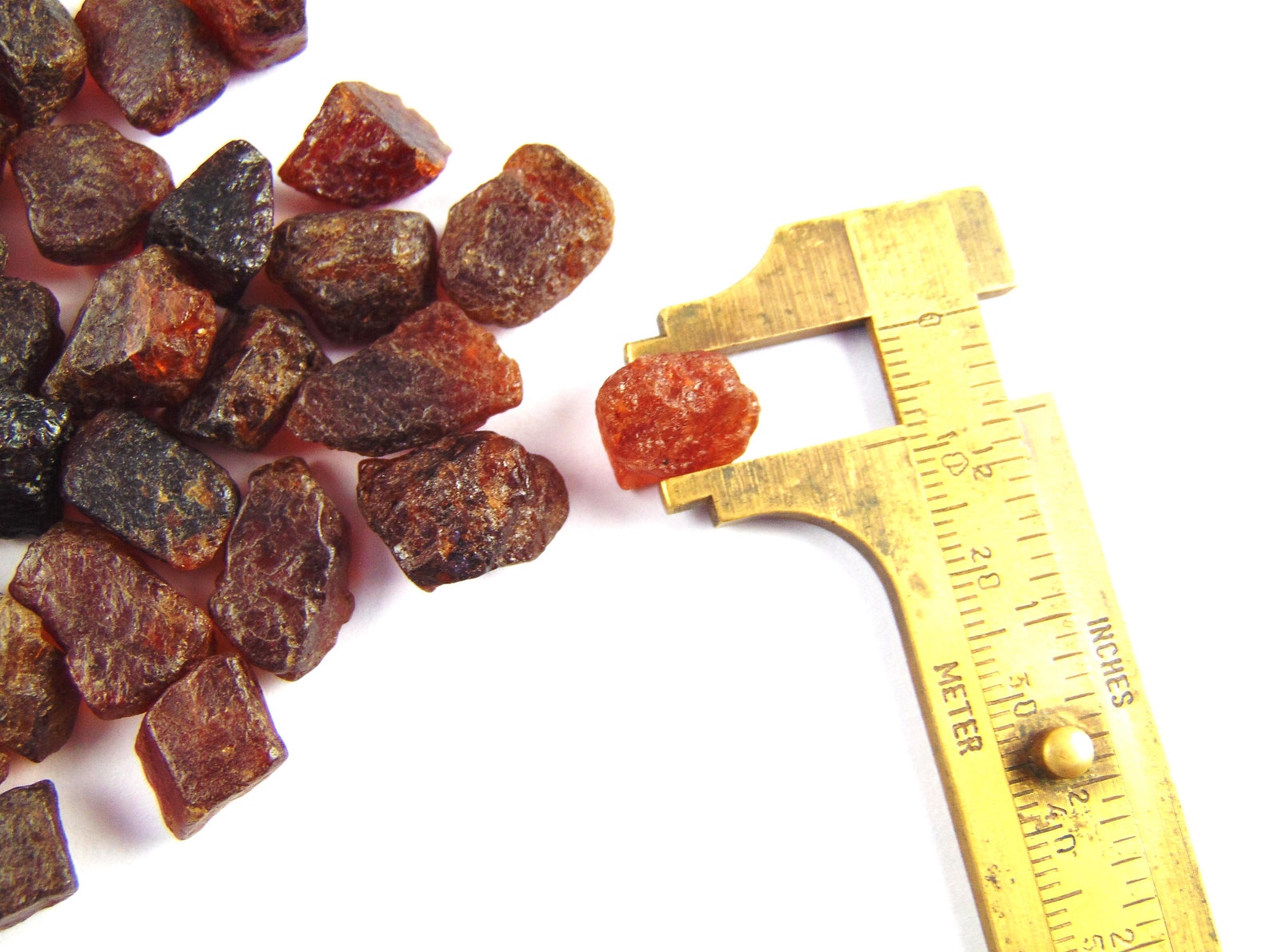 Natural Untreated Rough Raw Hessonite Garnet Stone Color Raw | Etsy