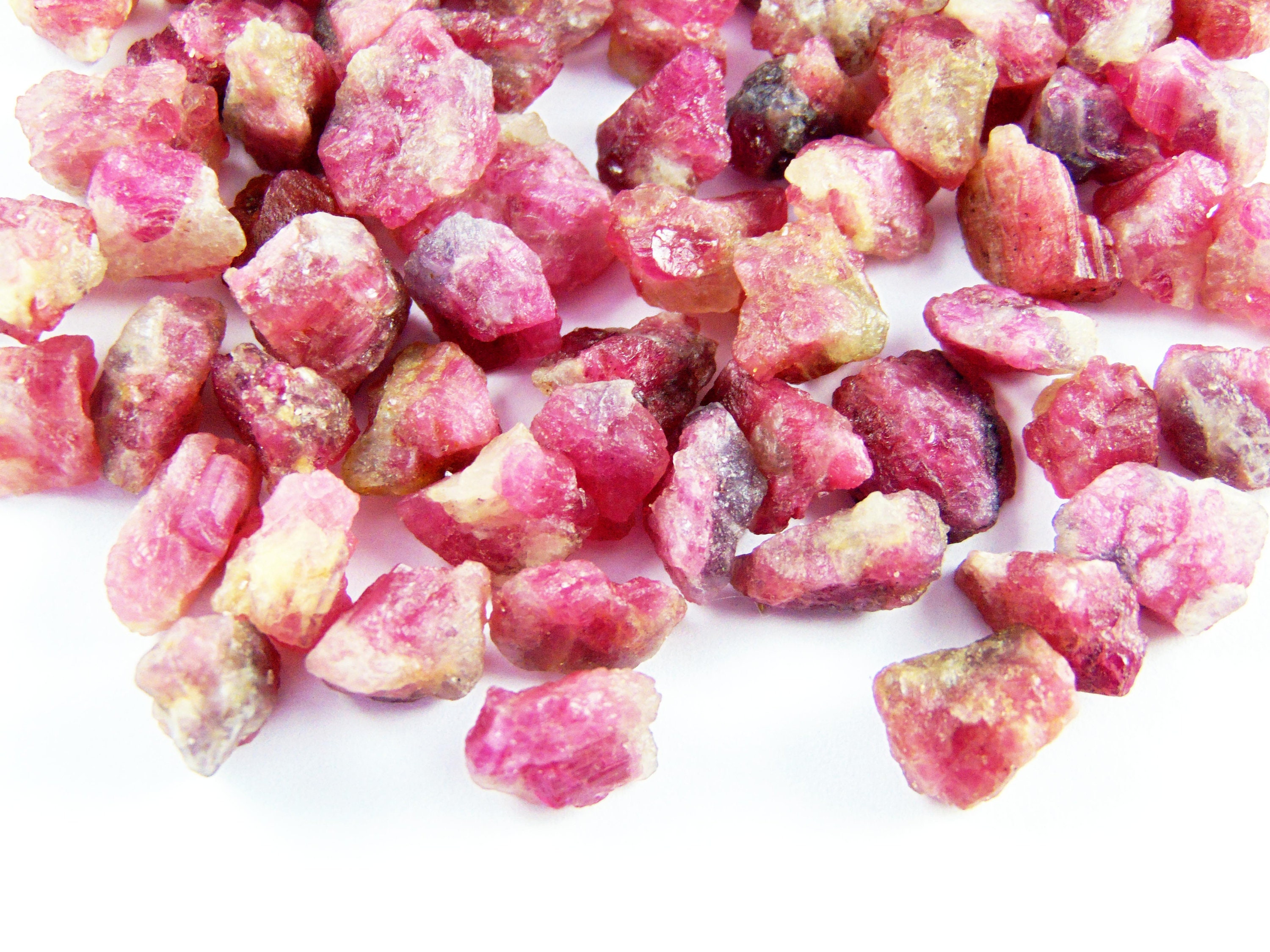 Natural Untreated Rough Raw Tourmaline Lot Pink Color, Raw Tourmaline ...