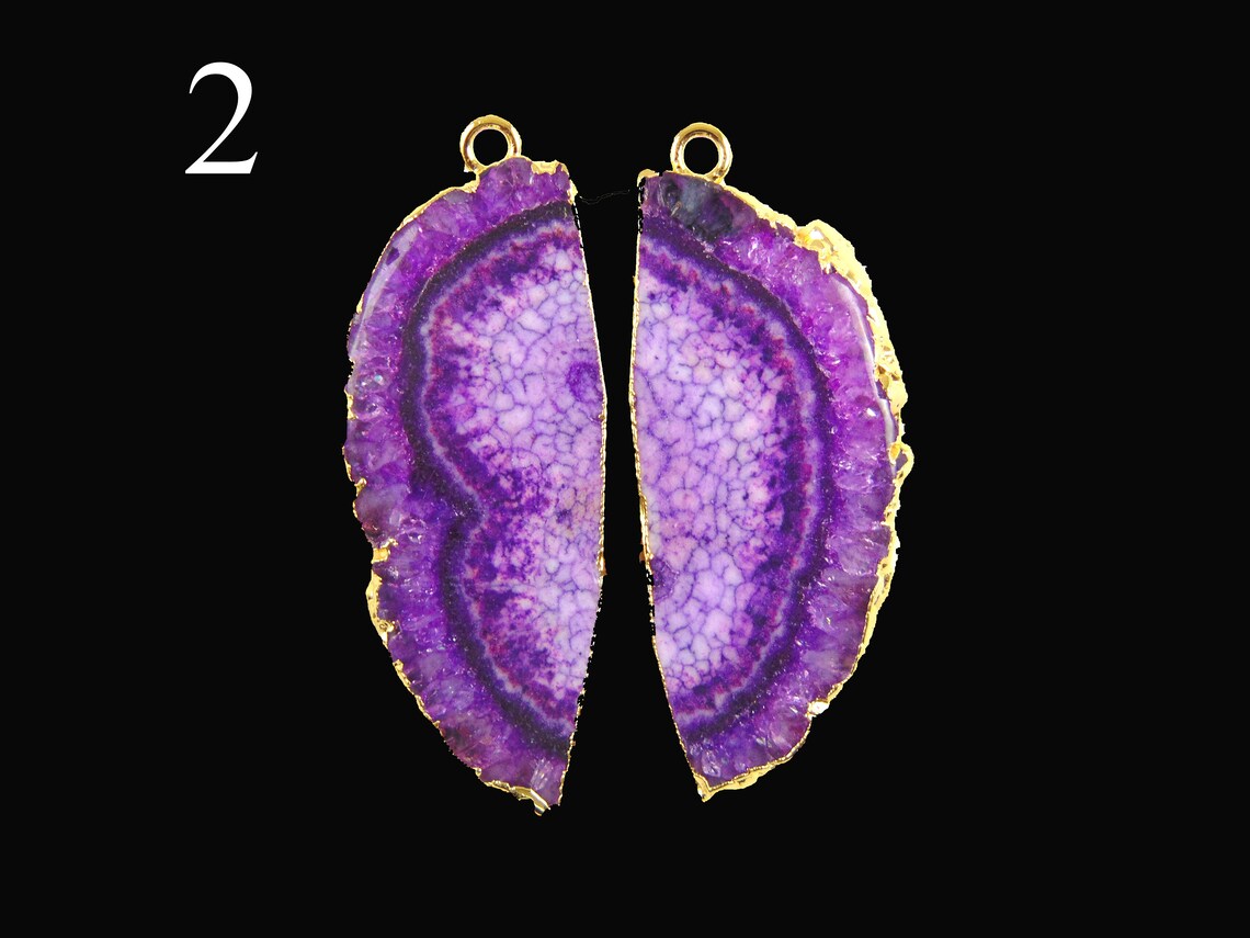 Rare Matched Solar Quartz Pairs Components Pink Solar Quartz - Etsy