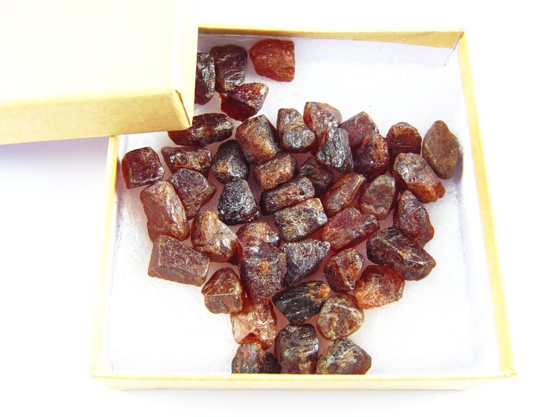 Natural Untreated Rough Raw Hessonite Garnet Stone Color Raw - Etsy