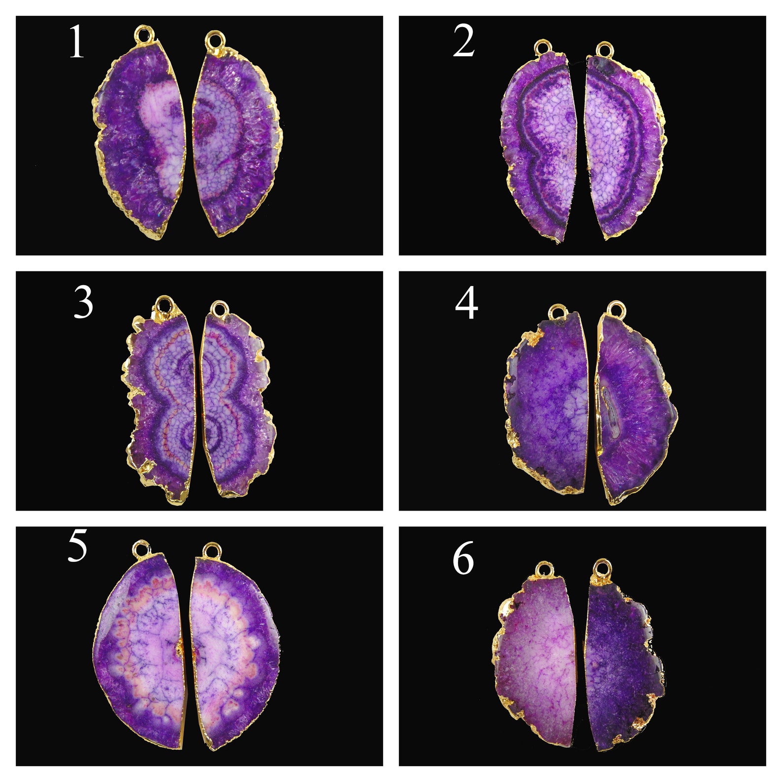 Rare Matched Solar Quartz Pairs Components Pink Solar Quartz - Etsy