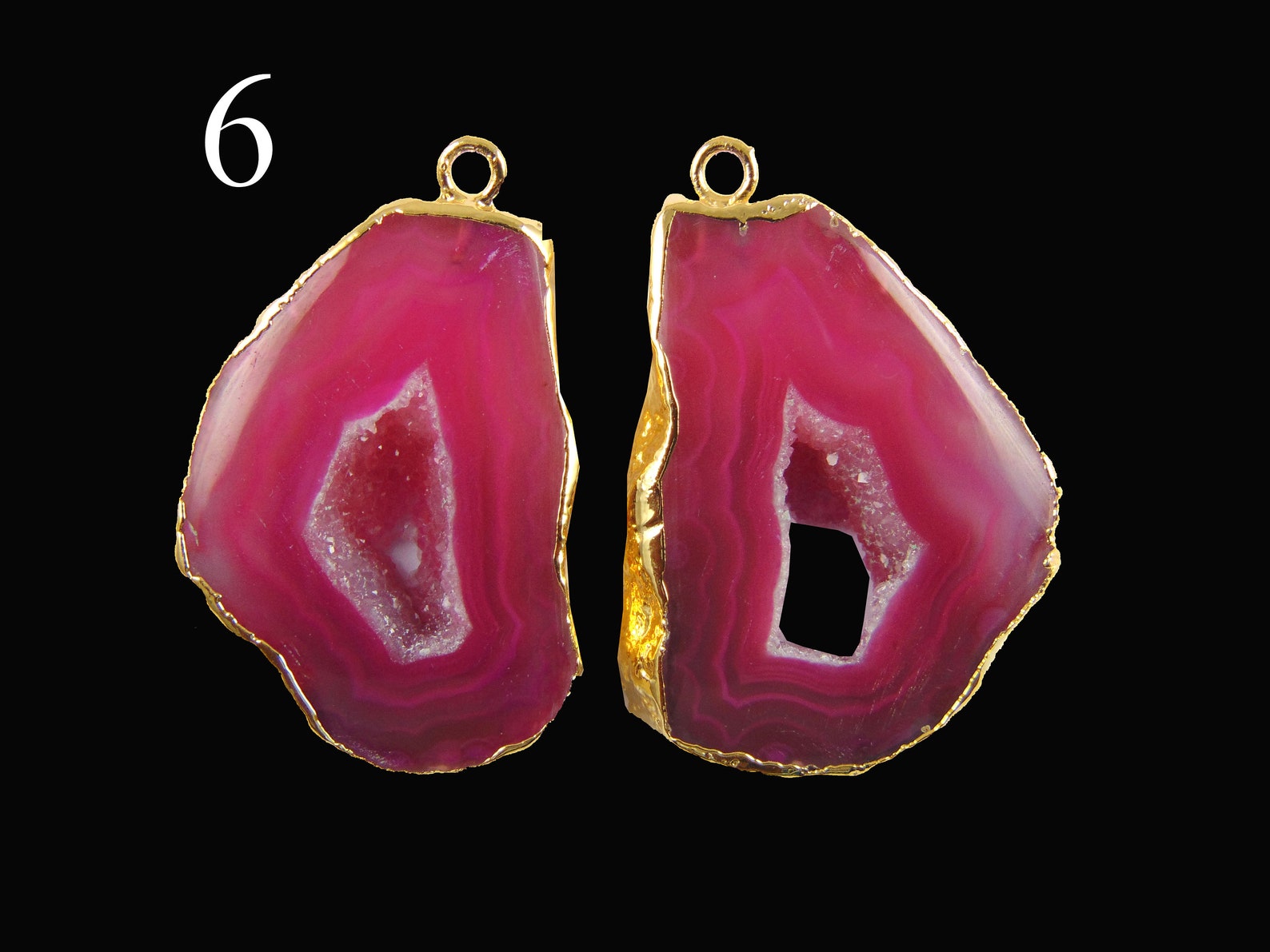 Blue Green Geode Slice Pairs Genuine Geode Slice Pairs | Etsy