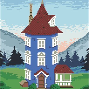 Cartoon Cross Stitch Pattern - for Beginners - Embroidery Designs ...