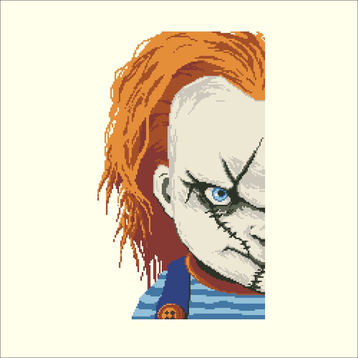 Movie Cross Stitch Pattern for Beginners Embroidery | Etsy