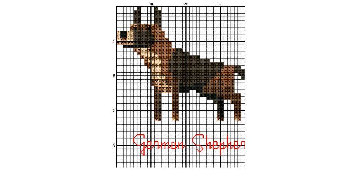 Dogs Breeds Cross Stitch Pattern for Beginners Dog Lover Gift Puppy ...