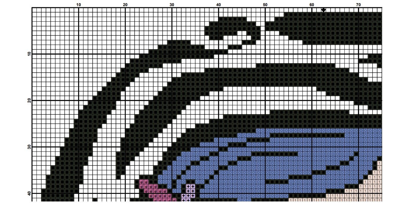 Cartoon Cross Stitch Pattern for Beginners Embroidery | Etsy