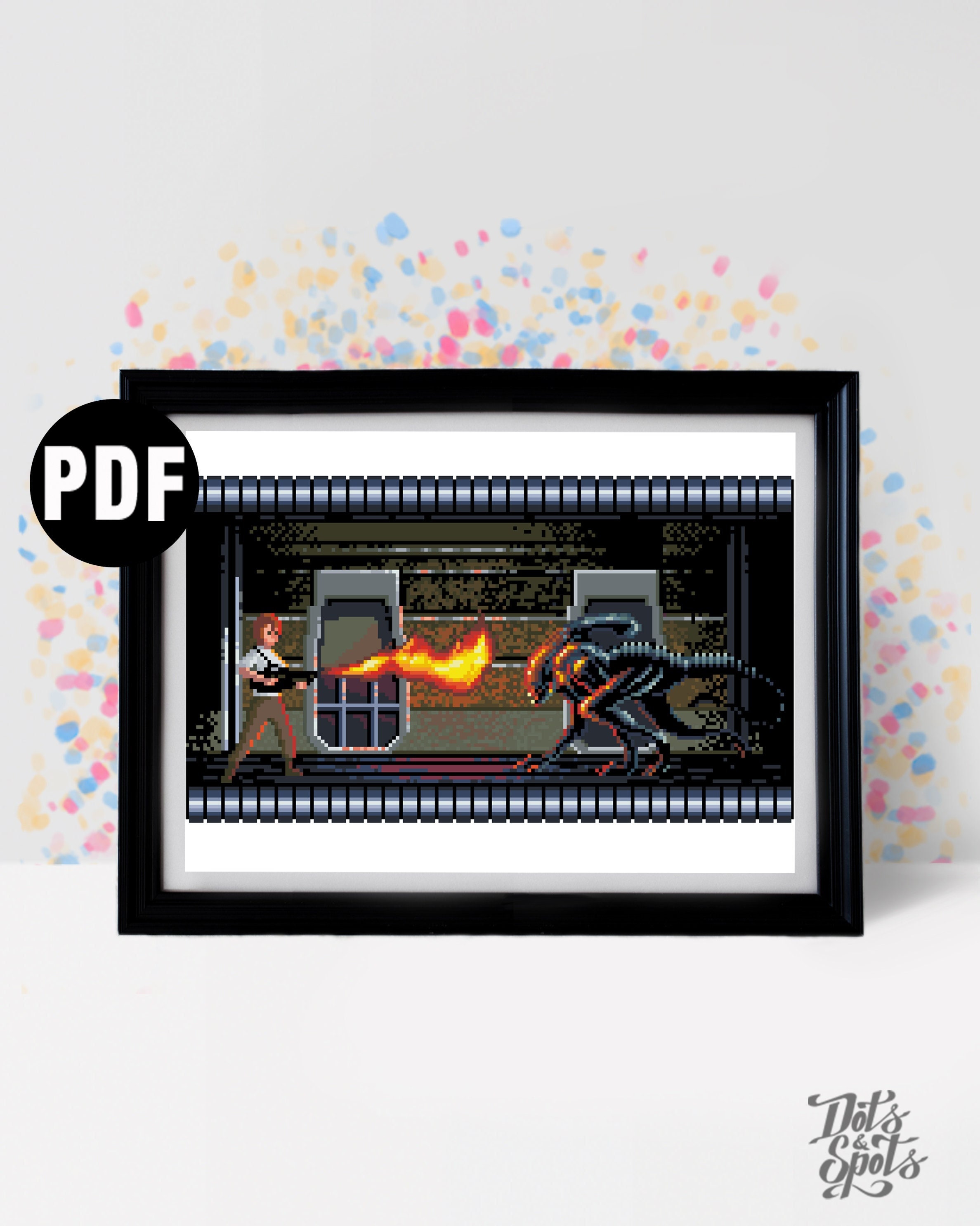 Movie Cross Stitch Pattern for Beginners Embroidery - Etsy