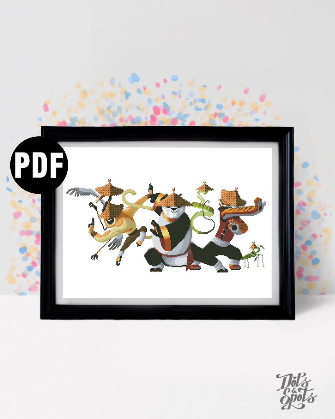 Cartoon Cross Stitch Pattern - for Beginners - Embroidery Designs ...