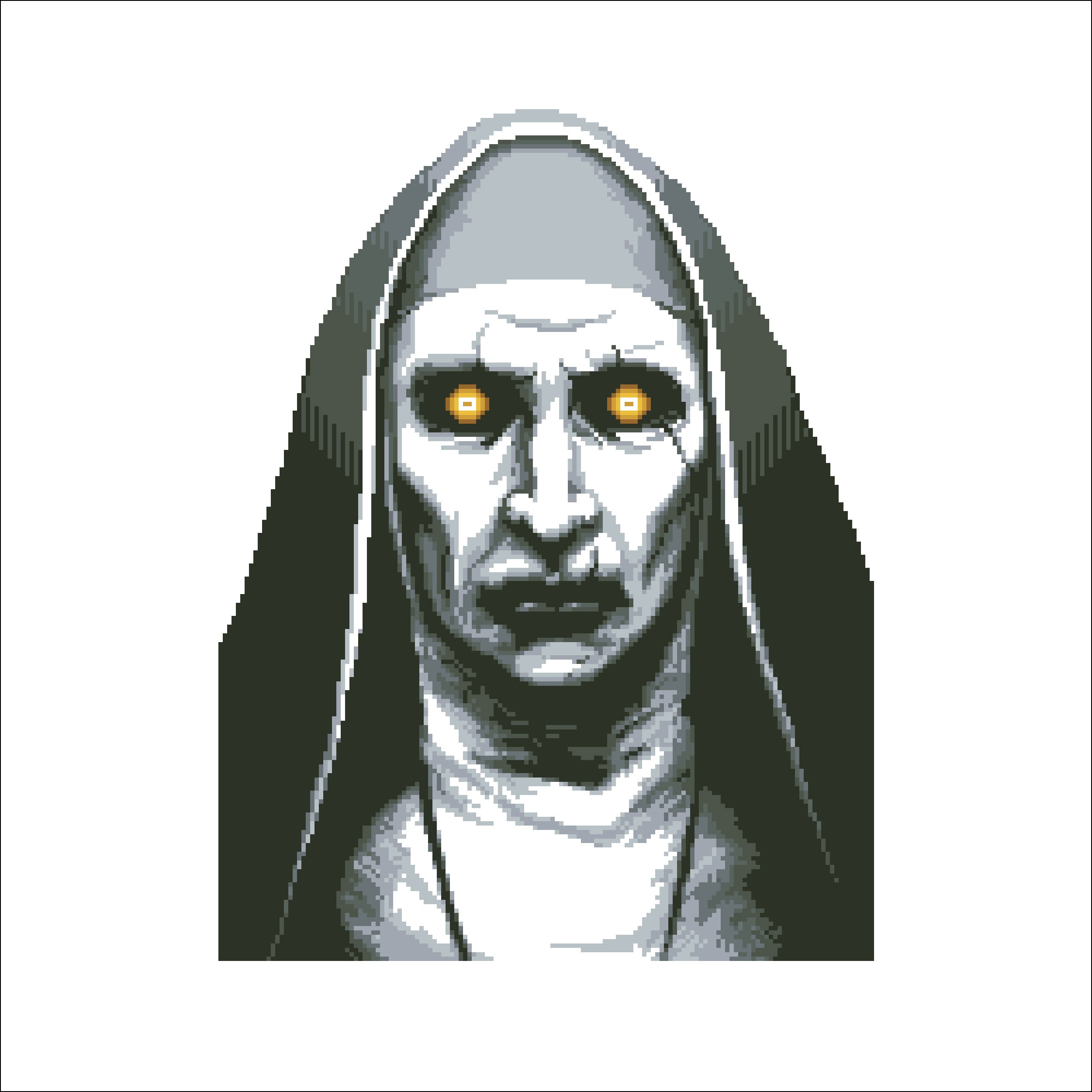 Horror Cross Stitch Pattern - Gothic -silhouette-halloween-needlepoint ...