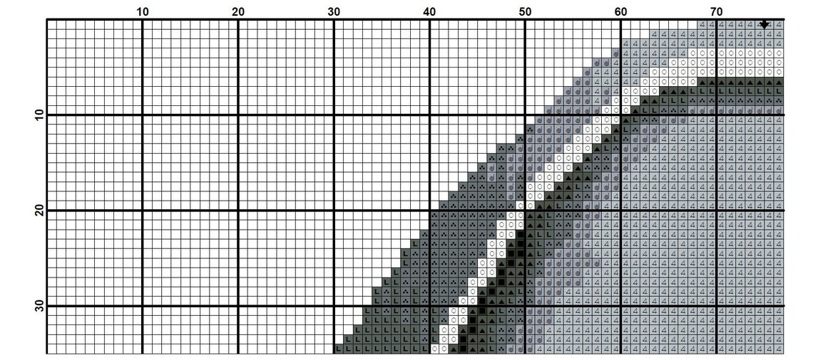 Horror Cross Stitch Pattern - Gothic -silhouette-halloween-needlepoint ...