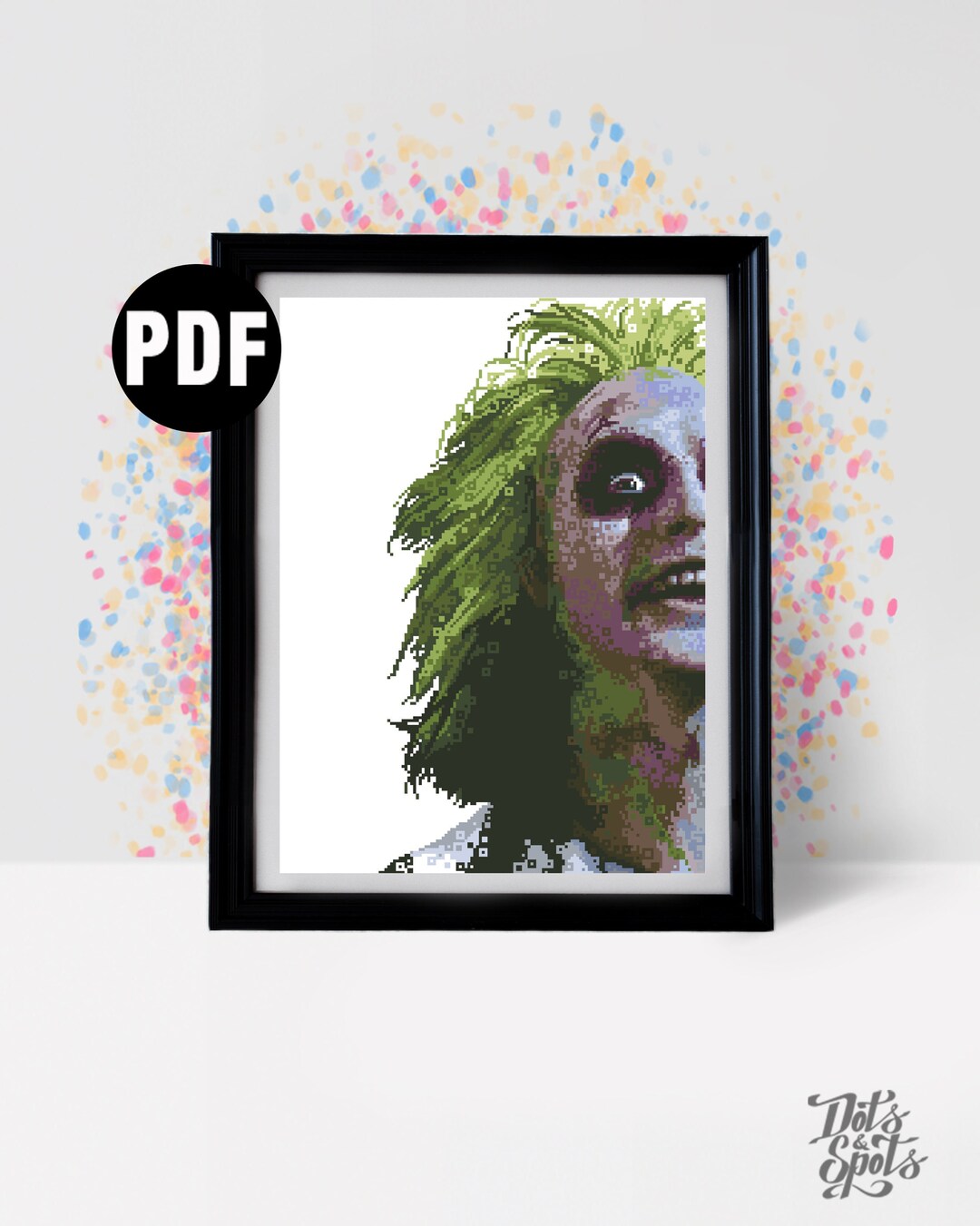 Movie Cross Stitch Pattern - for Beginners - Horror Embroidery Designs ...