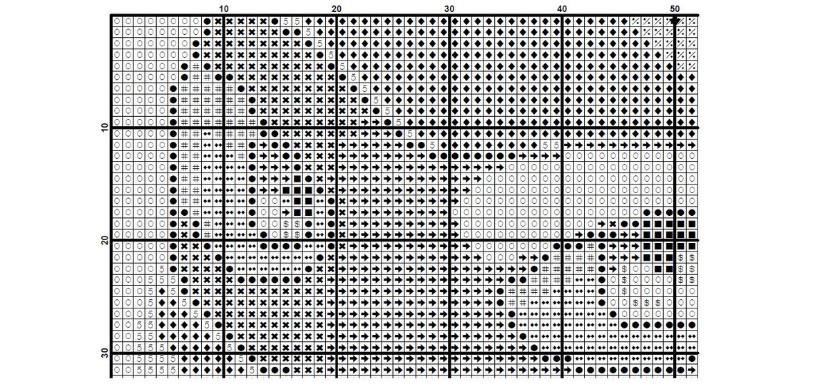 Cartoon Cross Stitch Pattern - for Beginners - Embroidery Designs ...
