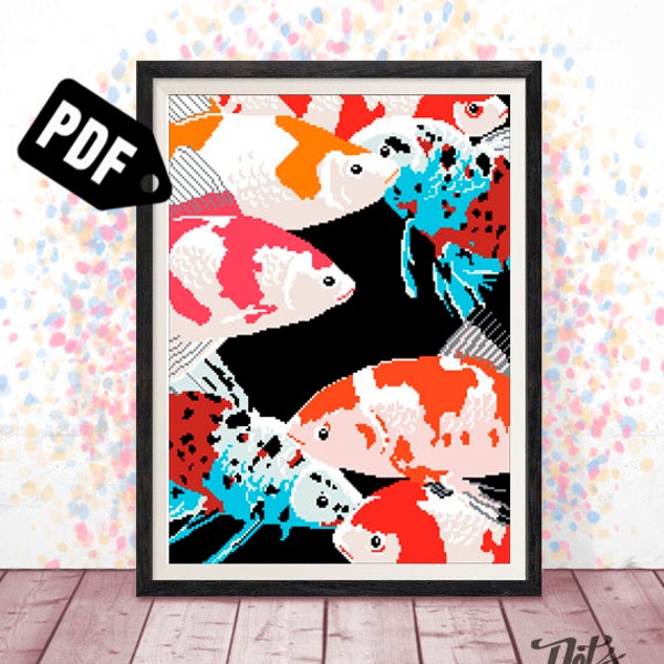 Fish Cross Stitch Pattern - Etsy