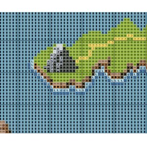 Map Cross Stitch - Stitchalong (SAL) Cross Stitch Pattern - Book Cross ...