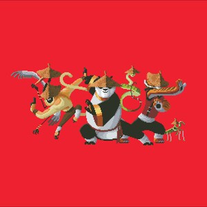 Cartoon Cross Stitch Pattern - for Beginners - Embroidery Designs ...