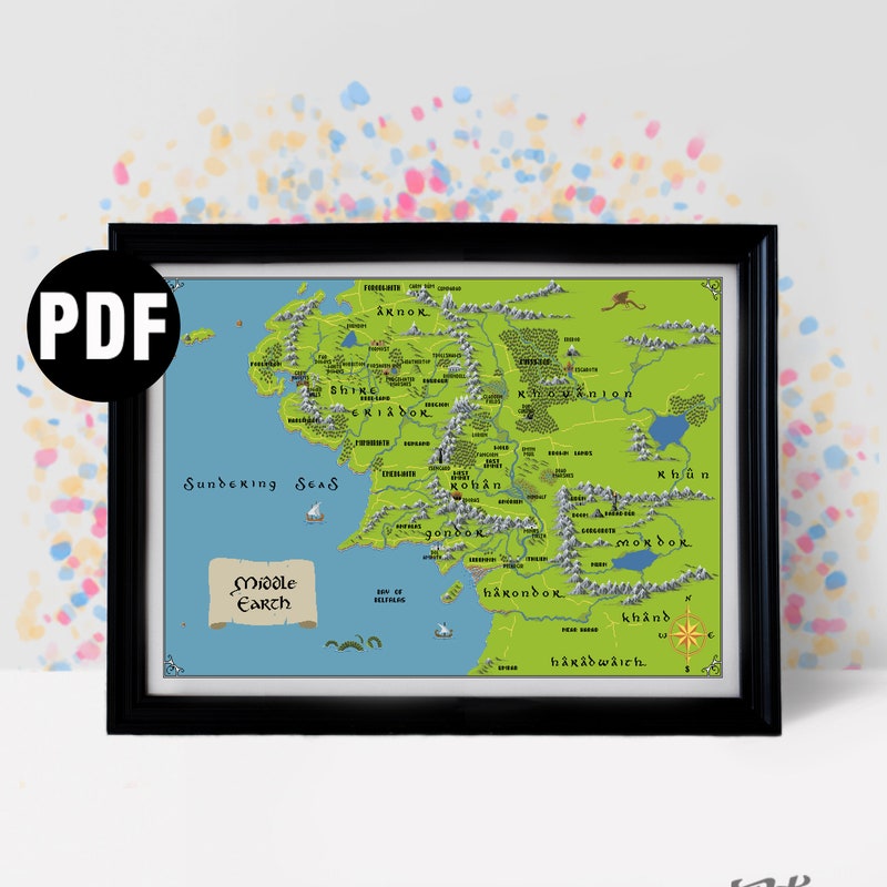 Map Blue Cross - Etsy Norway