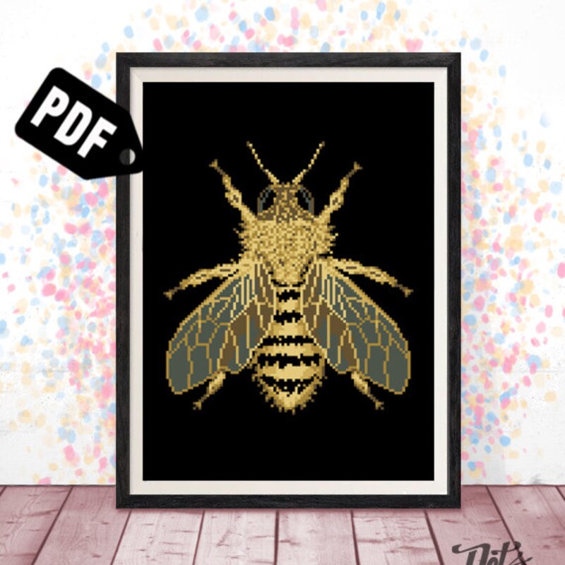 Bee Cross Stitch Pattern - Etsy