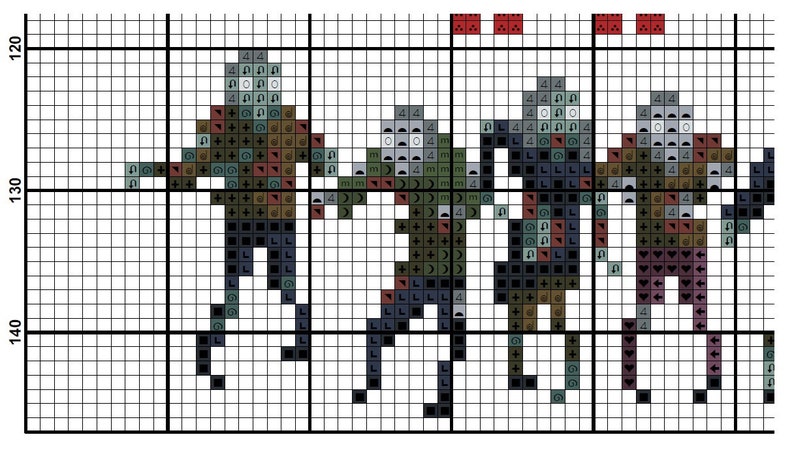 Movie Cross Stitch Pattern for Beginners Horror Embroidery - Etsy