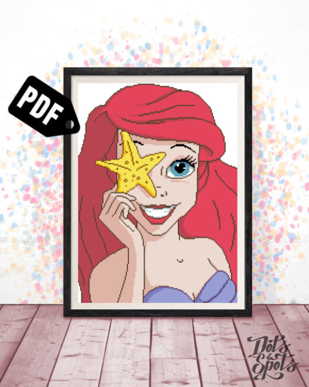 Cartoon Cross Stitch Pattern - for Beginners - Embroidery Designs ...