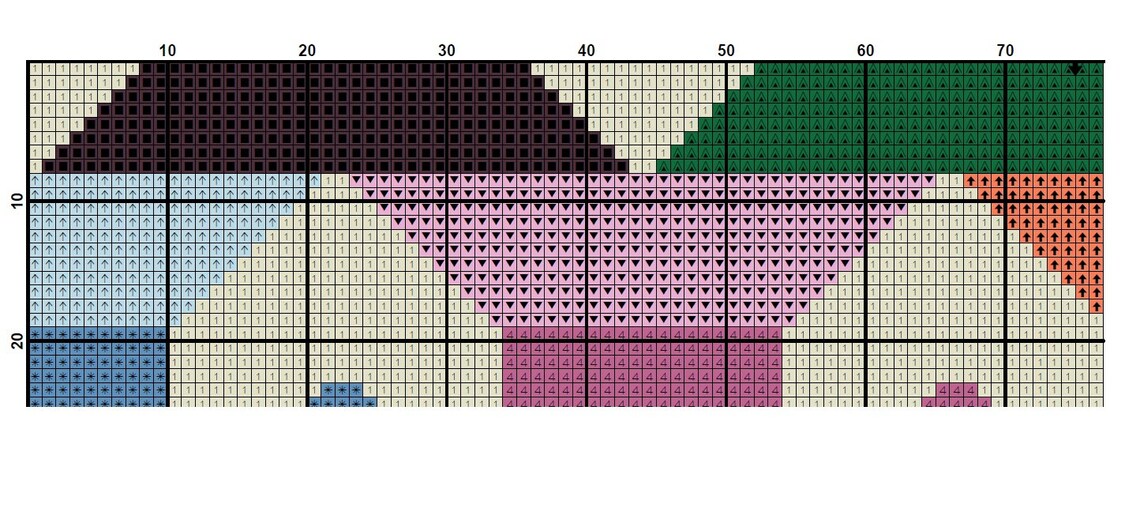 Geometric cross stitch pattern for beginners geometric wall | Etsy
