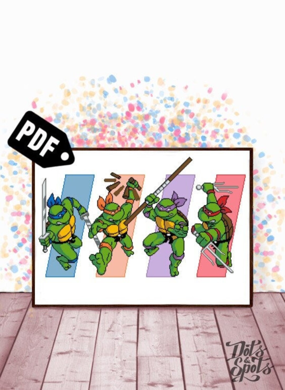 Cartoon Cross Stitch Pattern - for Beginners - Embroidery Designs ...